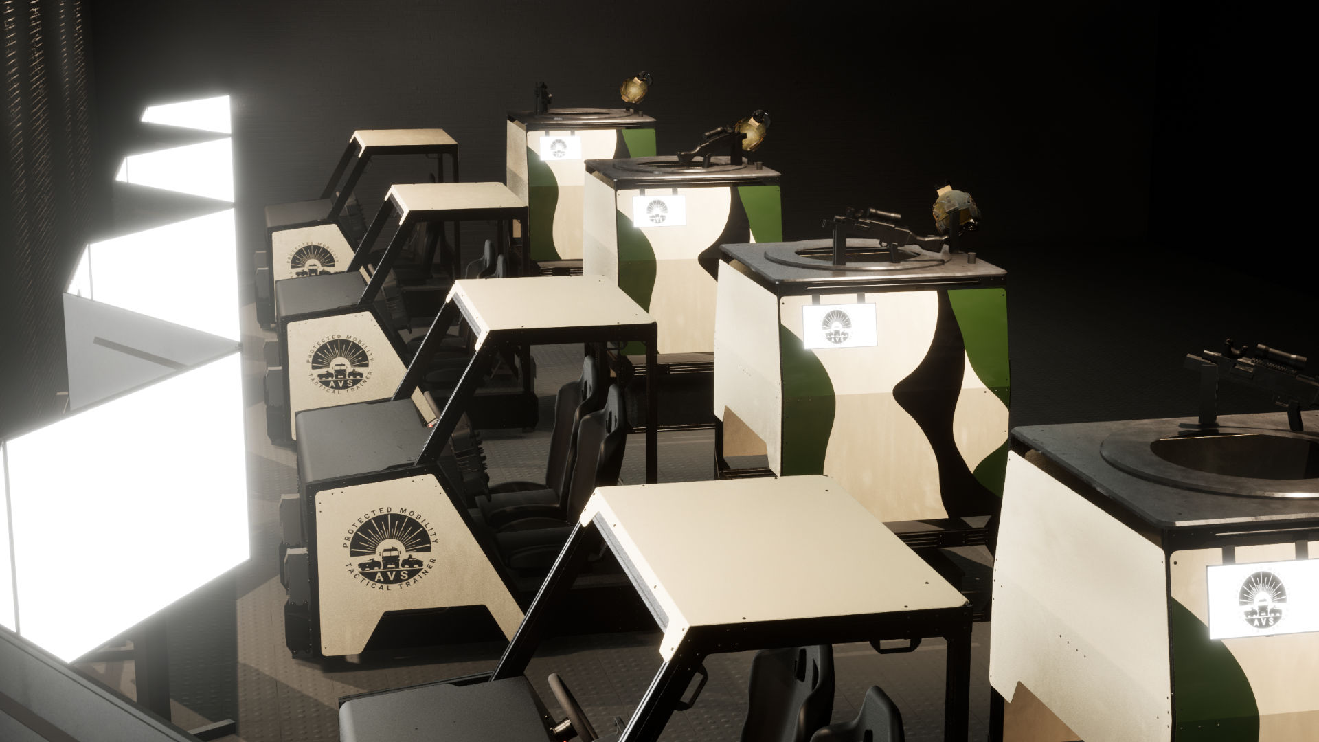 Protected Mobility Tactical Trainer - Motion Systems