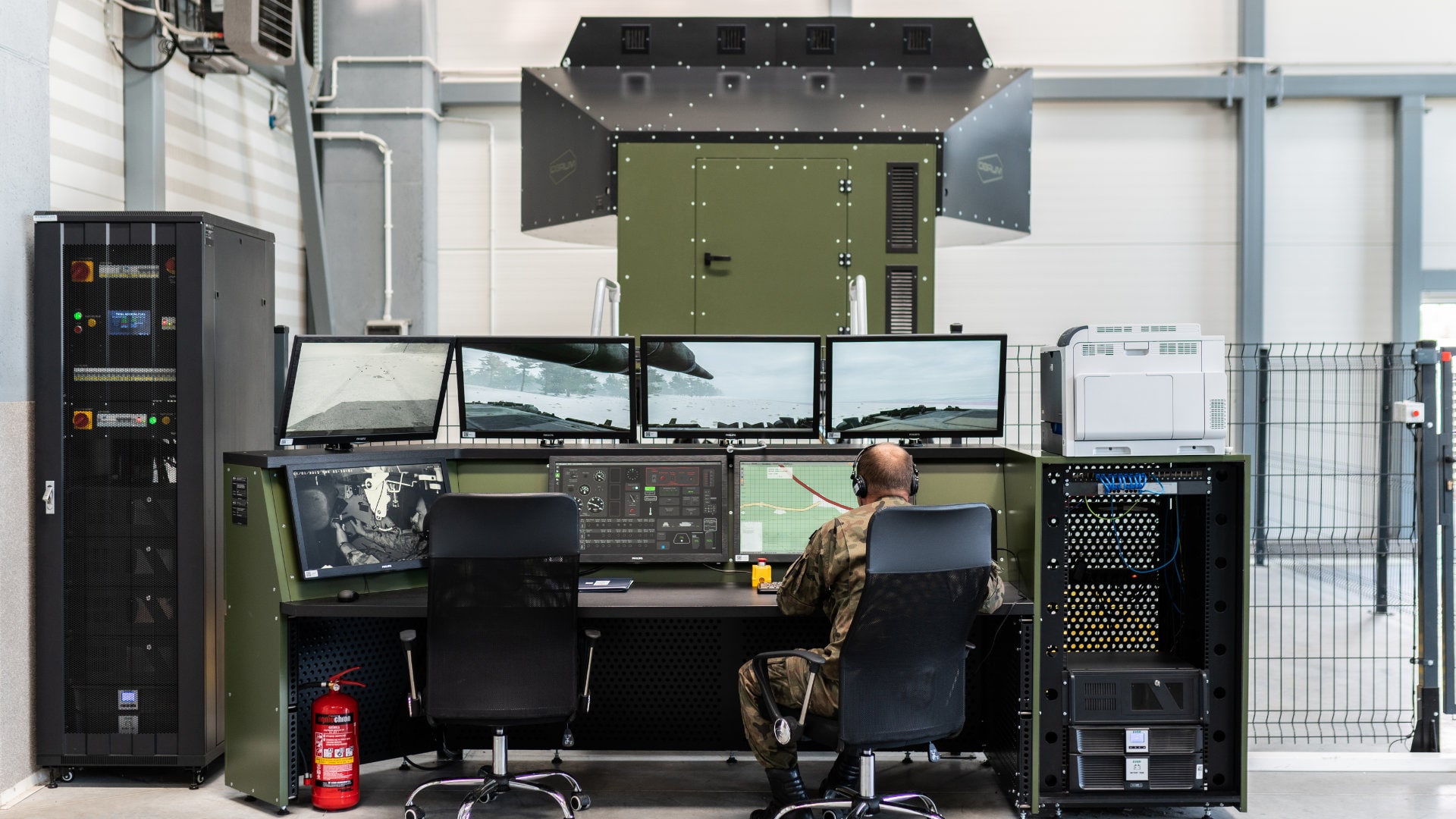 Leopard Tank Driving Simulators - Motion Systems